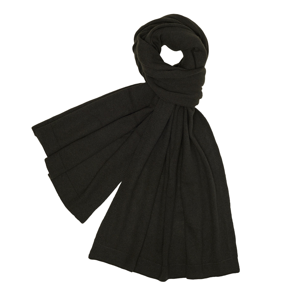 Plain Knit Scarf - Mole – Somerville Scarves
